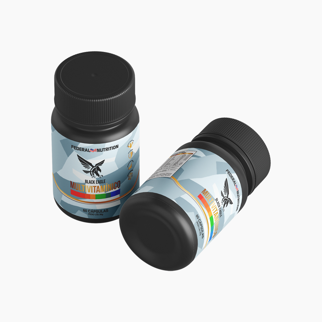 Black Eagle Multivitamínico – 60 Cápsulas - Federal Nutrition